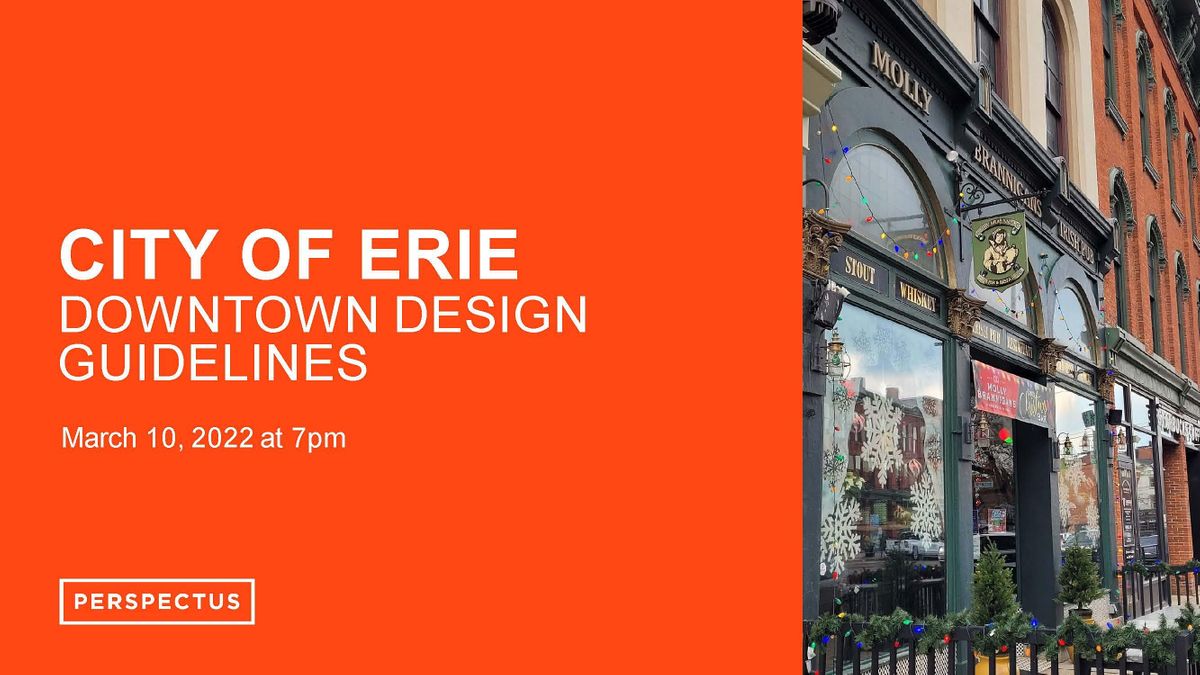 Downtown Design Guidelines and Standards Public Input Session #1 at ...