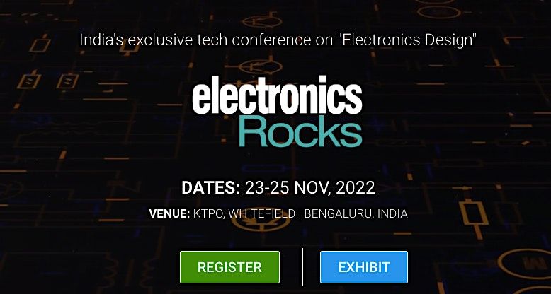 Electronics Rocks 2022 Tickets at KTPO, Bengaluru on 23rd November, 2022