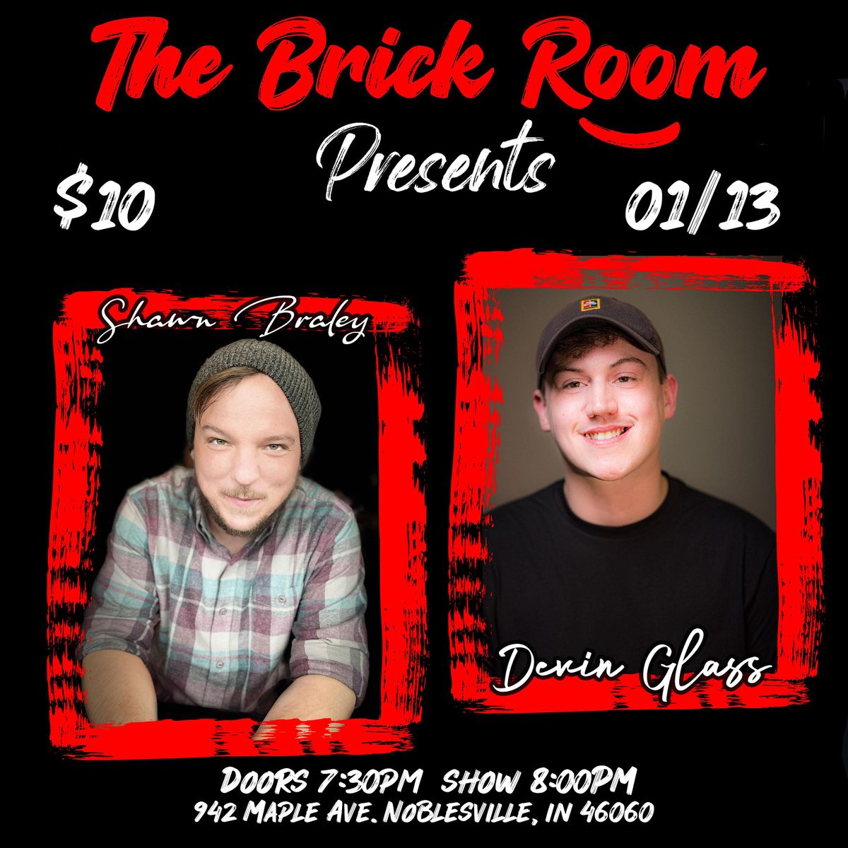 The Brick Room Double Feature: Shawn Braley and Devin Glass at 942 ...