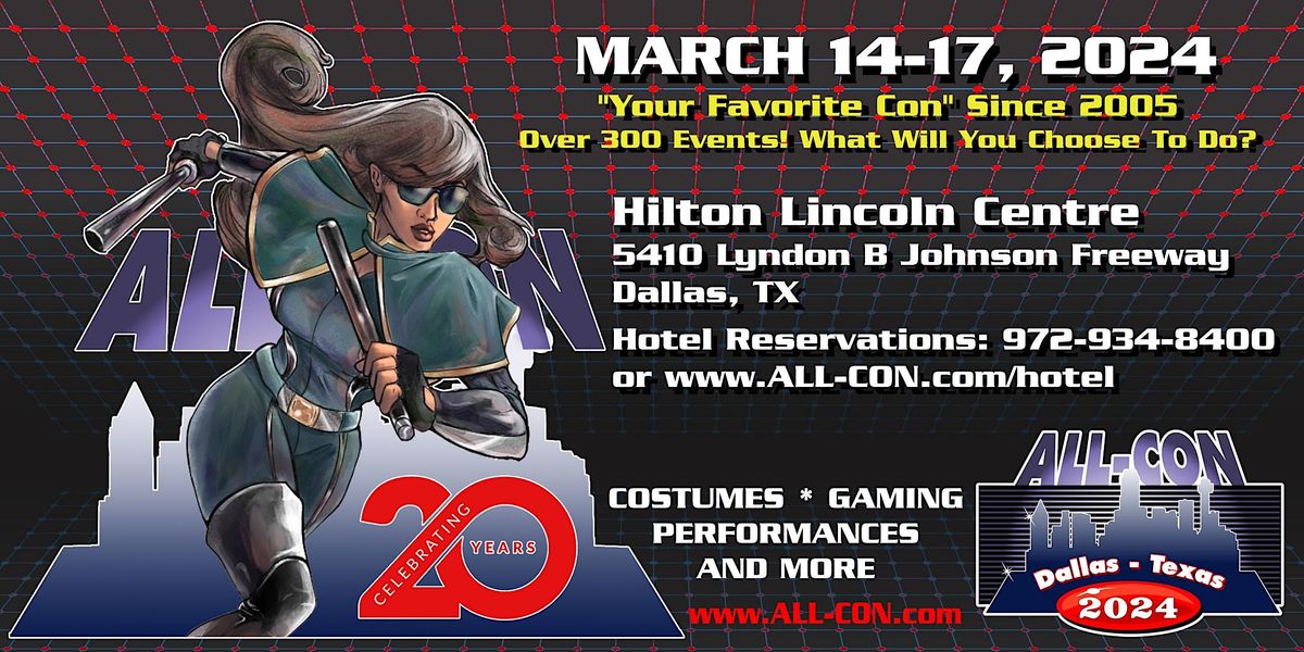 ALL-CON 2024: Over 300 Events! What Will You Choose To Do? at Hilton ...