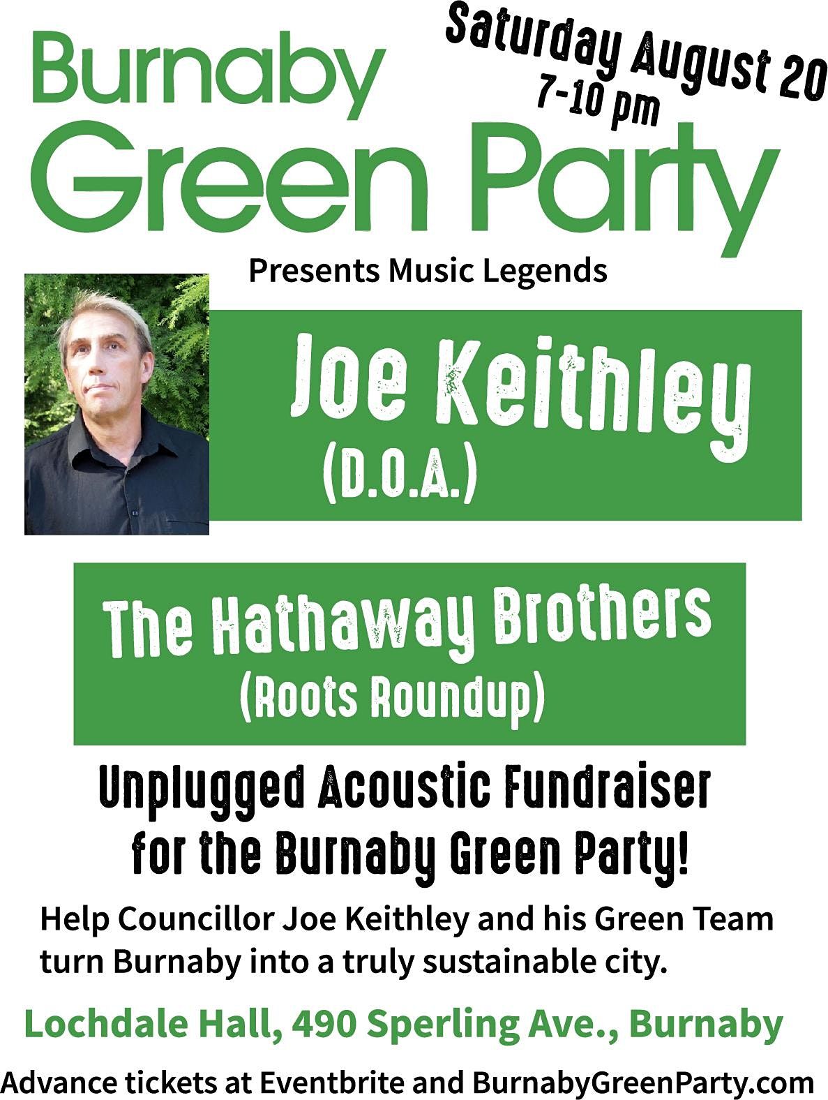 Joe Keithley (D.O.A) and The Hathaway Brothers (Roots Roundup ...