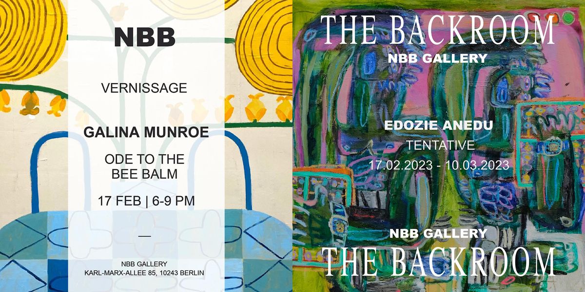 NBB GALLERY presents: Galina Munroe | THE BACKROOM: Edozie Anedu | NBB Gallery, Berlin, BE ...