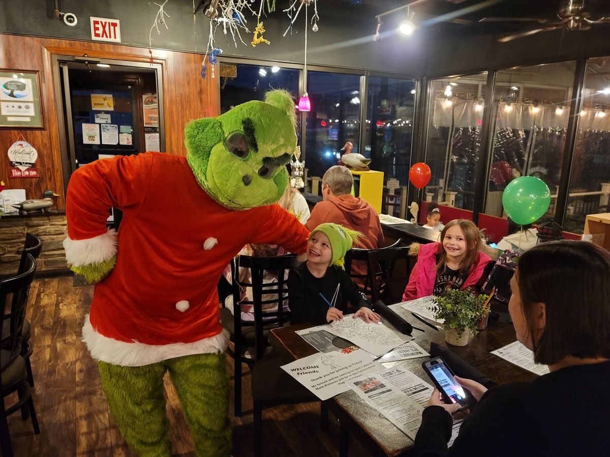 Dinner with the Grinch at MacGregor's Restaurant, Havre de Grace on ...