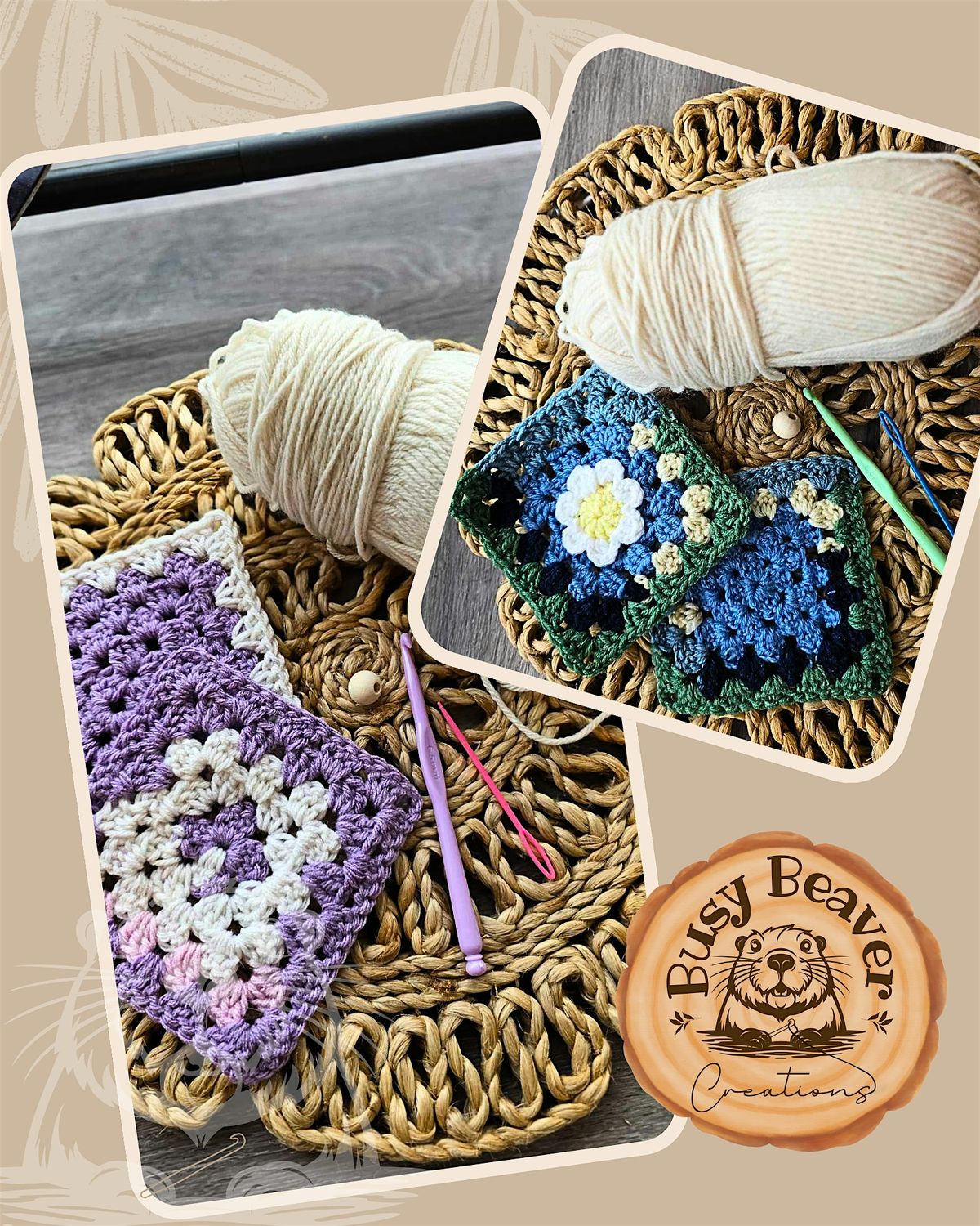 Granny Got a Brand New Bag - An Intro to Crochet at Creative Spark Arts ...