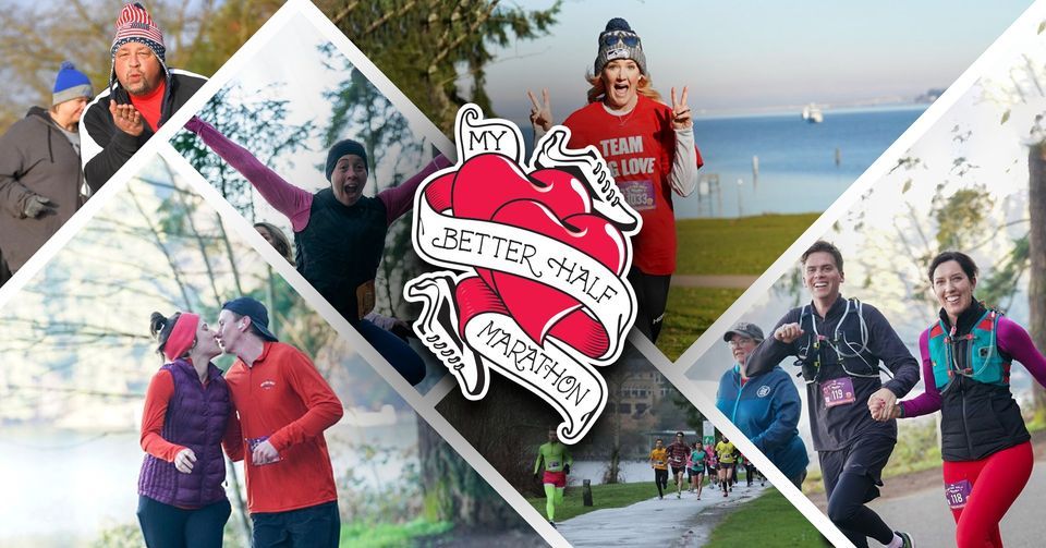 My Better Half Marathon at Seward Park, Seattle on 12th February, 2023
