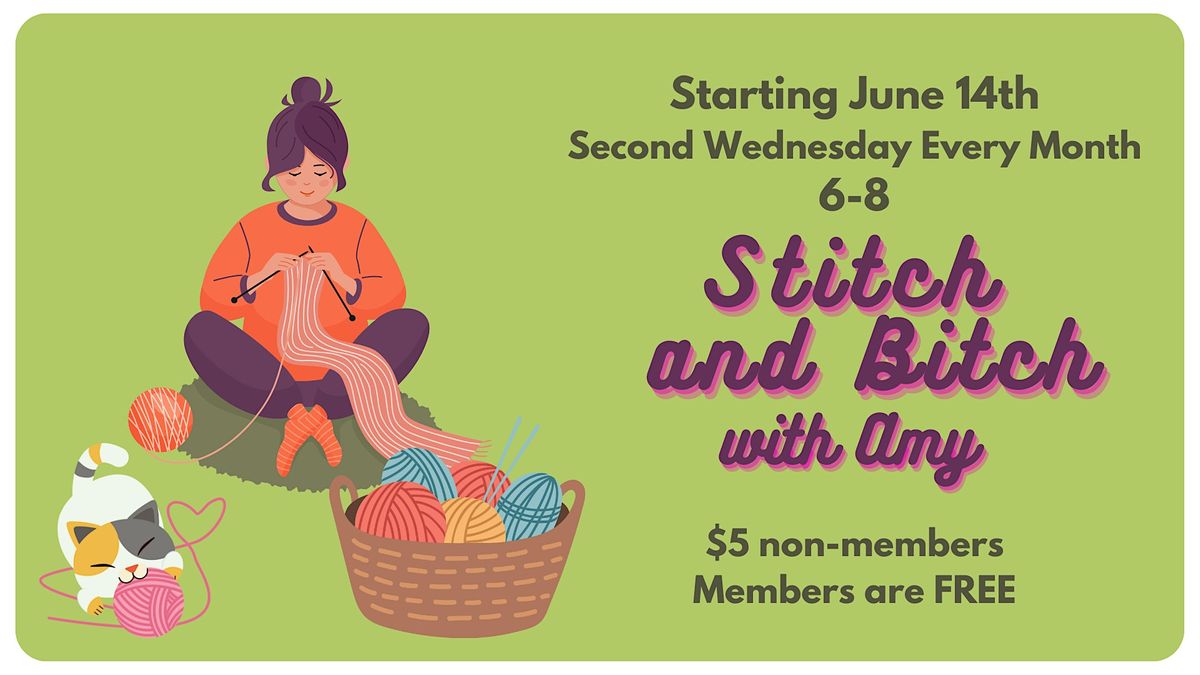 Stitch and Bitch with Amy | 757 Creative ReUse Center, Norfolk, VA | October 11, 2023