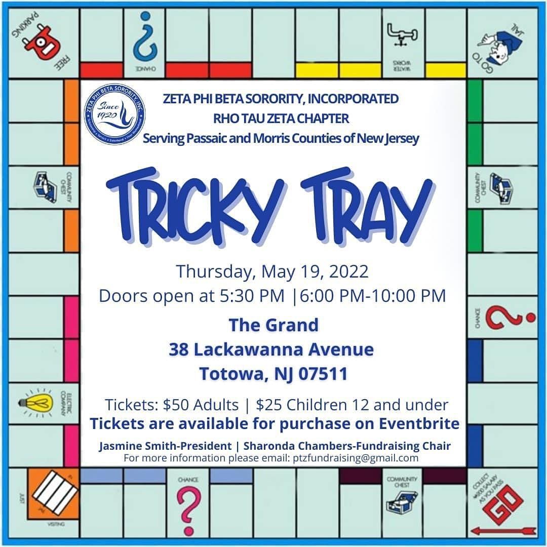 2022 Rho Tau Zeta Tricky Tray! | The Grand, Totowa, NJ | May 19, 2022