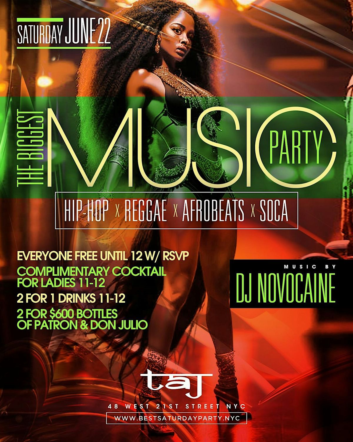 Best Saturday Party! FREE ENTRY BEFORE MIDNIGHT (GETFIX PARTIES) at Taj ...