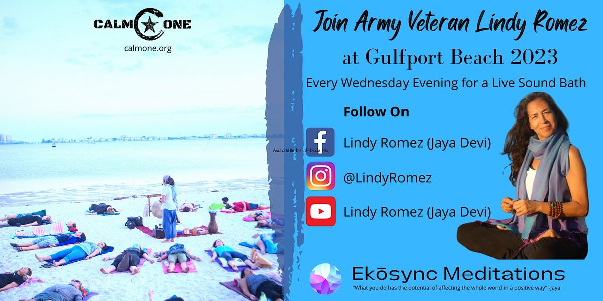 Sound Bath Meditation at Gulfport Beach 2023 | Gulfport Beach | April ...