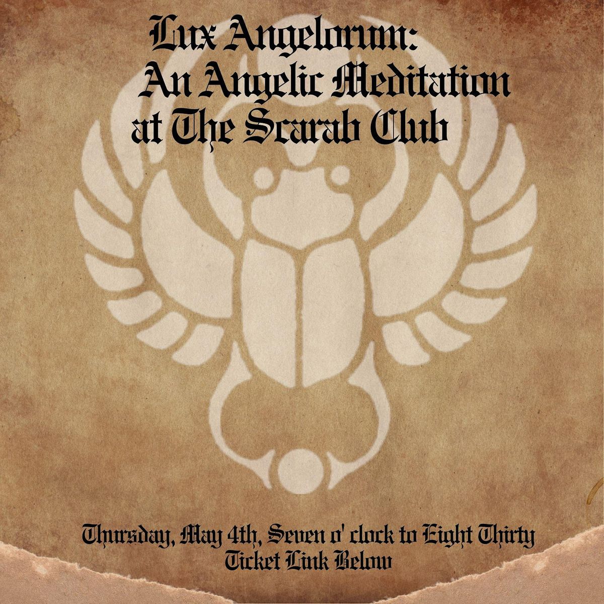 Lux Angelorum: Angelic Meditation at the Scarab Club | Scarab Club ...