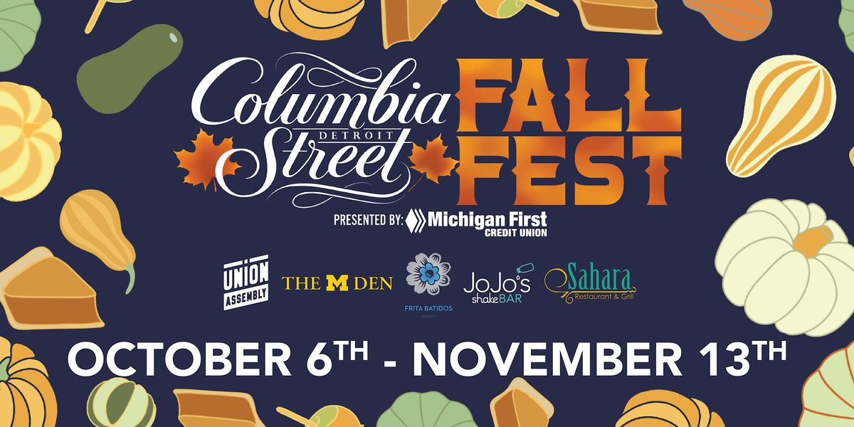 Columbia Street Fall Fest at West Columbia Street, Detroit on 21st ...