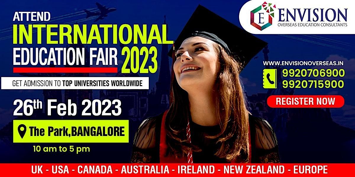 International Education Fair 2023 at Bengaluru on 26th February, 2023