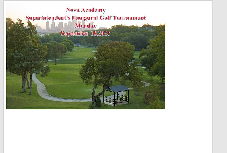 Superintendents Golf Tournament at Stevens Park Golf Course, Dallas on ...