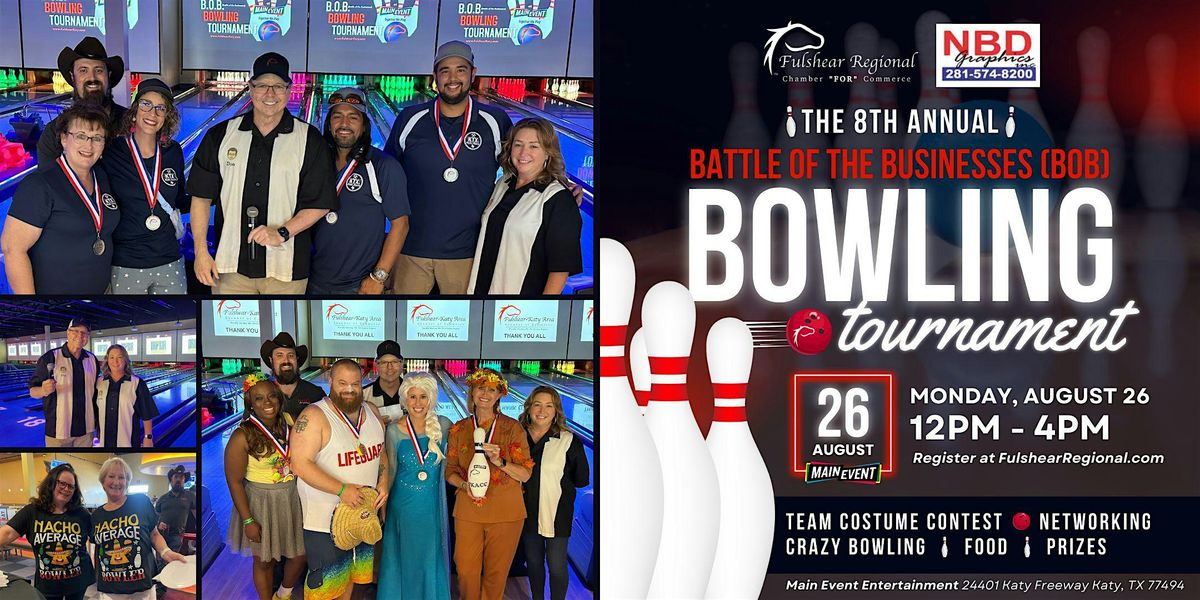Battle of The Businesses Bowling Tournament by Fulshear Regional ...