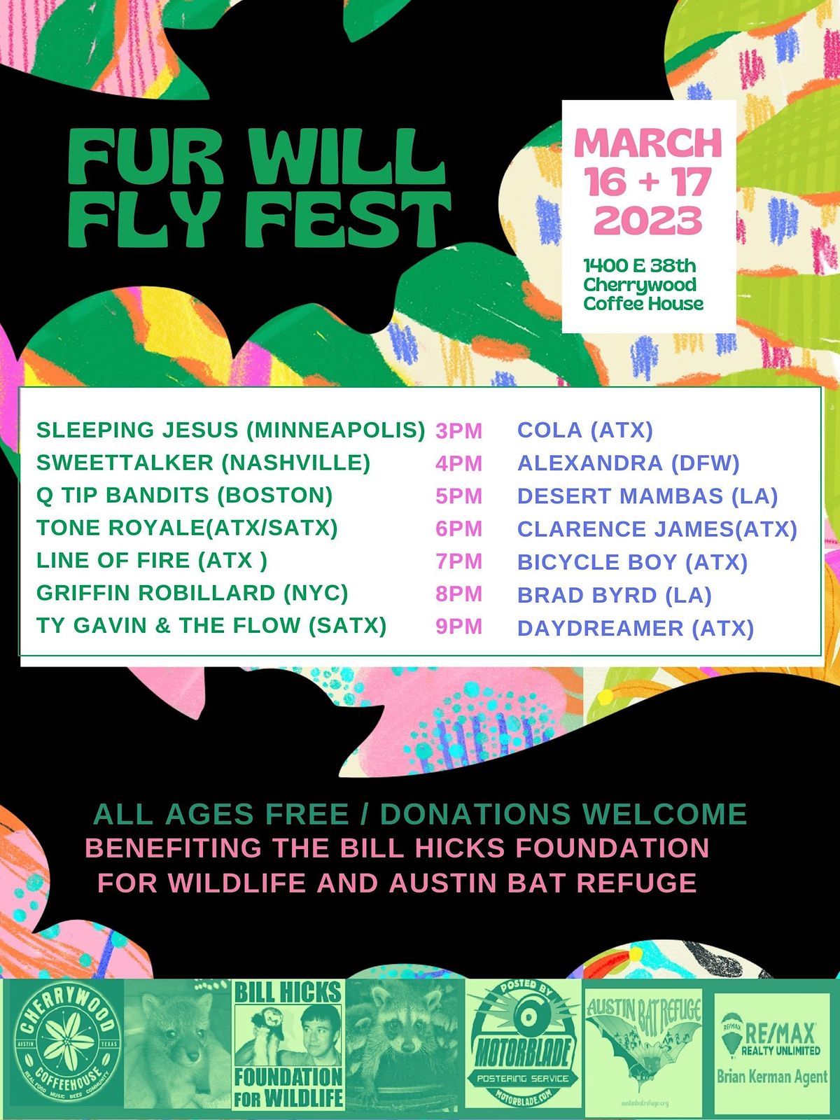 Fur Will Fly Fest 2023 at Cherrywood Coffeehouse, Austin on 16th March ...