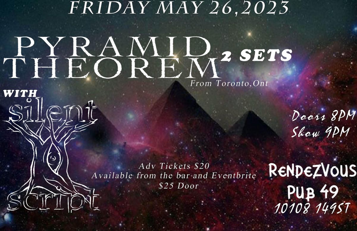 Pyramid Theorem 2 Sets with Silent Script A Prog Event | Rendezvous Pub ...
