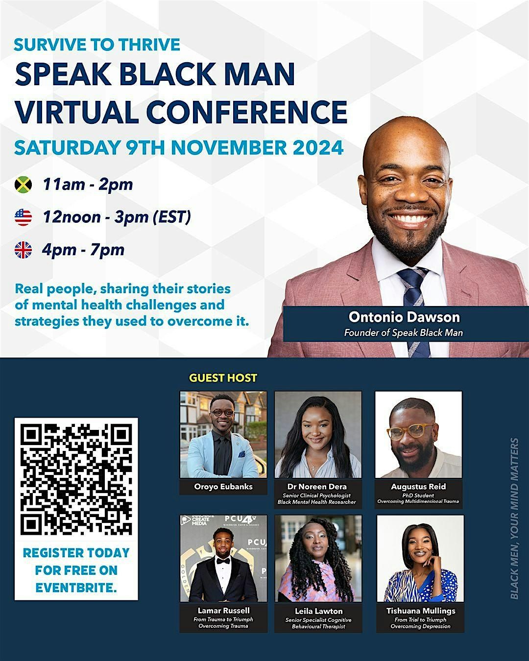 Speak Black Man Conference 2024 | Online | November 9, 2024