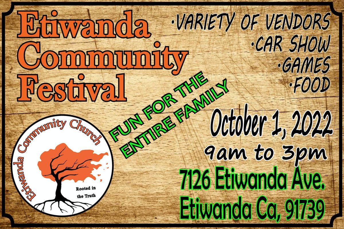 Etiwanda Community Festival | Etiwanda Community Church, Rancho ...