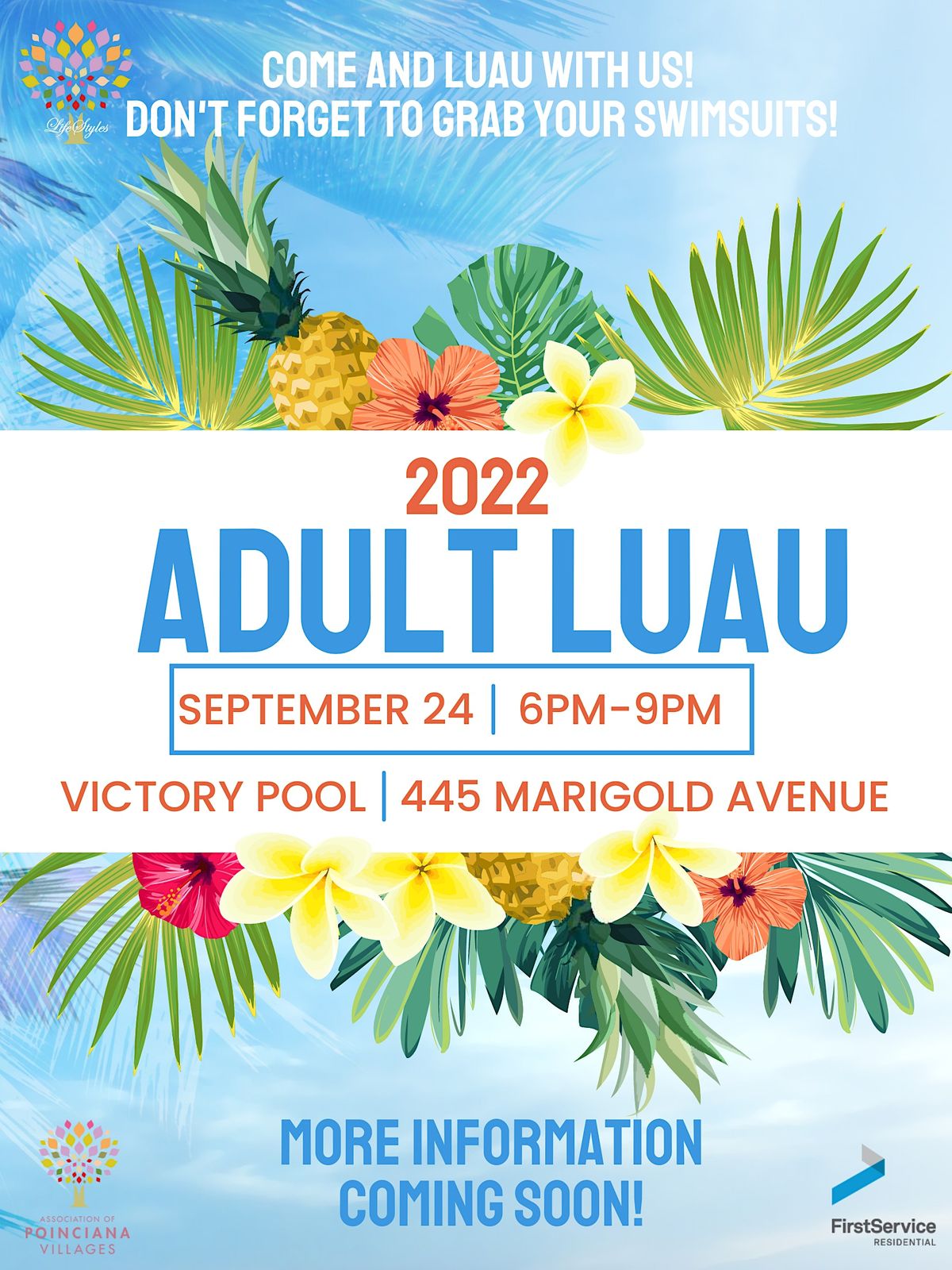 APV 2023 Adult Luau | 445 Marigold Ave, Kissimmee, FL | September 24, 2022