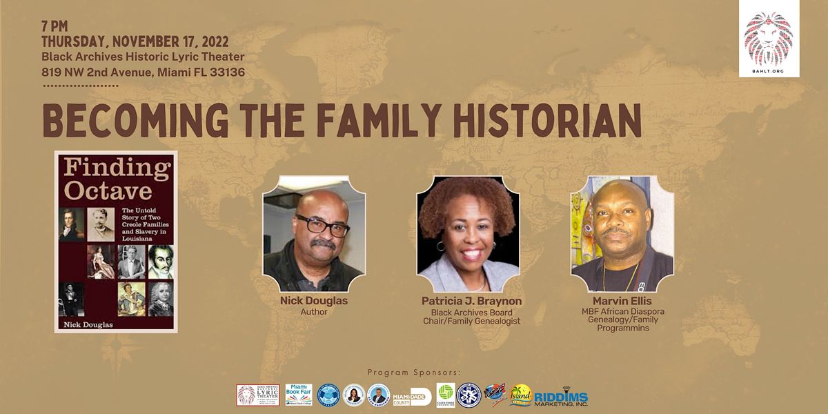 Becoming the Family Historian with Nick Douglas | The Black Archives ...