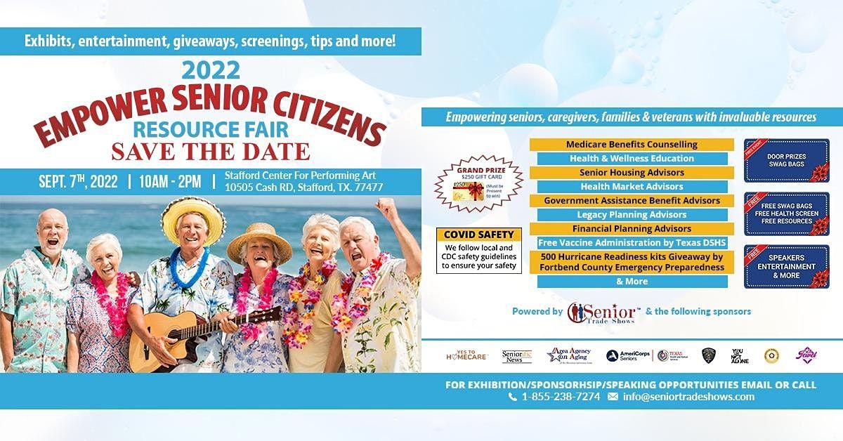 2022 Empower Senior Citizens Resource Fair-Theme Luau | Stafford Center ...