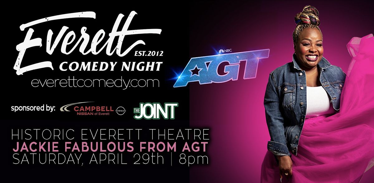 Jackie Fabulous in Everett! at Historic Everett Theatre on 29th April, 2023