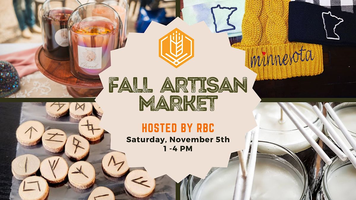 Fall Artisan Market at RBC! | Rapids Brewing Company, Grand Rapids, MN | November 5, 2022