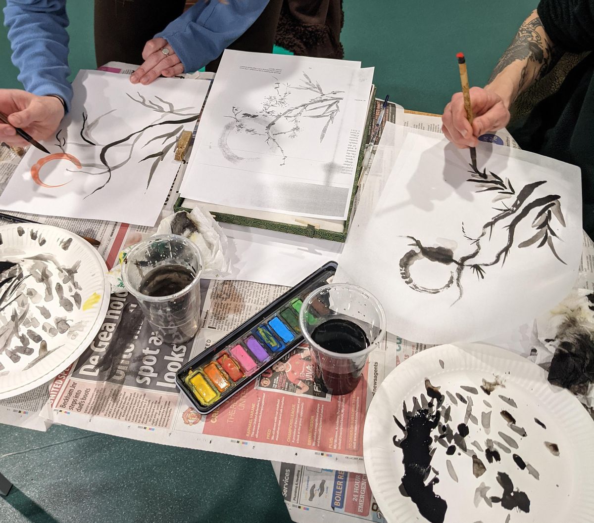 Chinese Style Painting Workshop at Bold Bauhaus, Manchester on 22nd ...