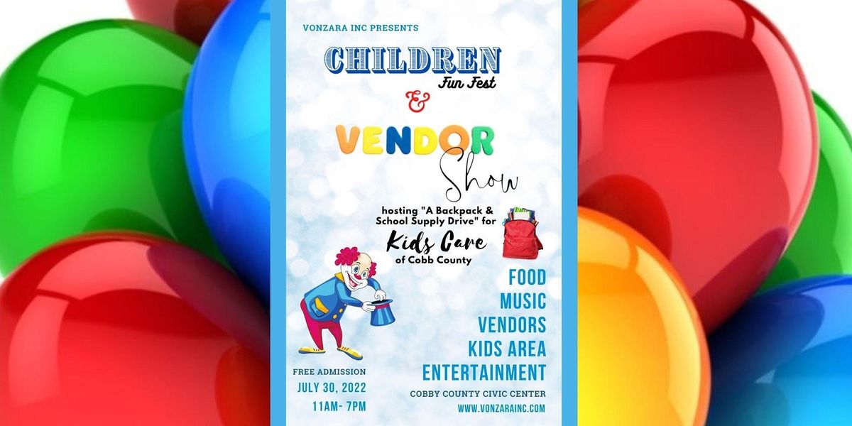 Children Fun Fest & Vendor Show at Cobb County Civic Center, Marietta ...