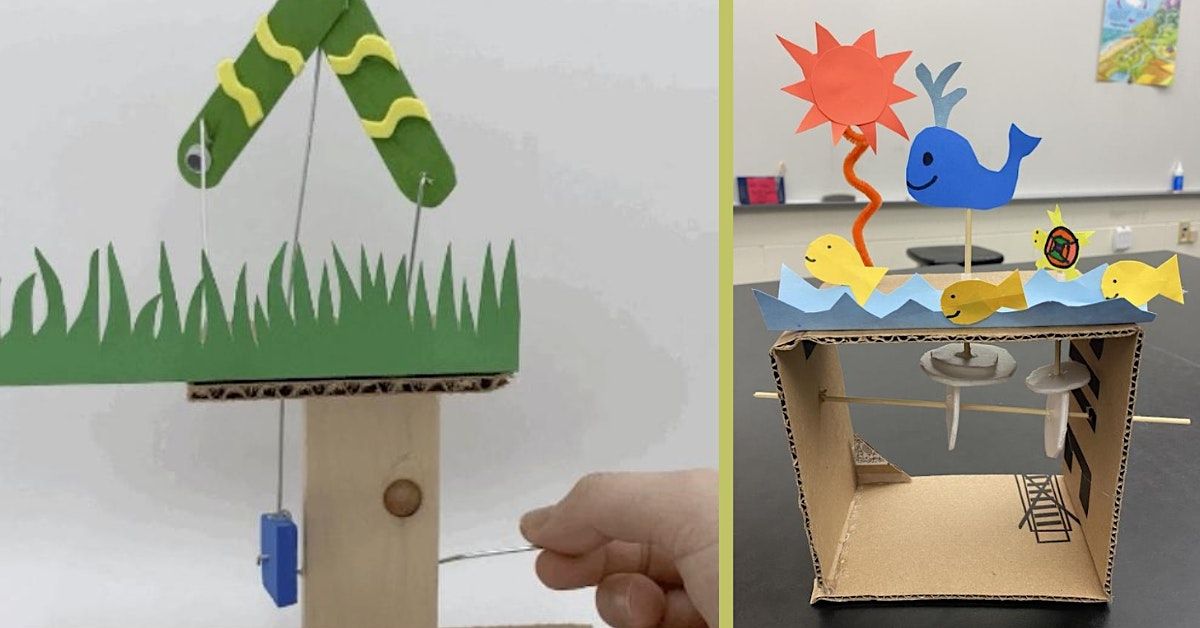 Kids STEM Crazy Cardboard Contraptions Art Class at Atlantic Beach Arts ...