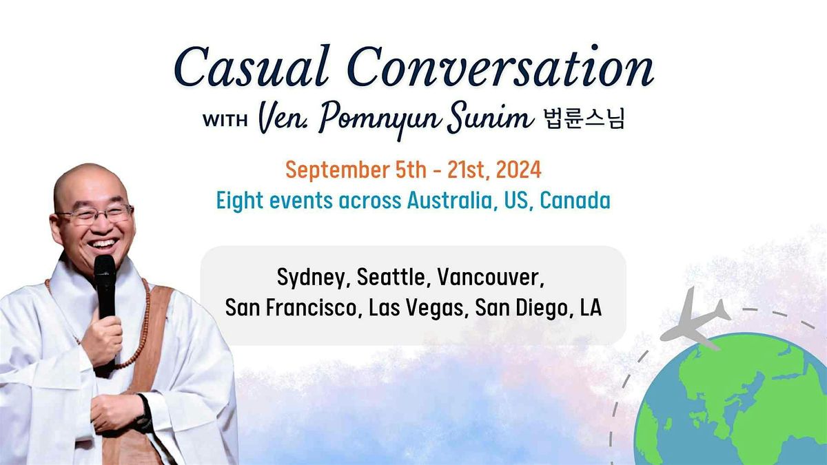 In-Person Casual Conversation with Ven. Pomnyun Sunim in 2024 at ...
