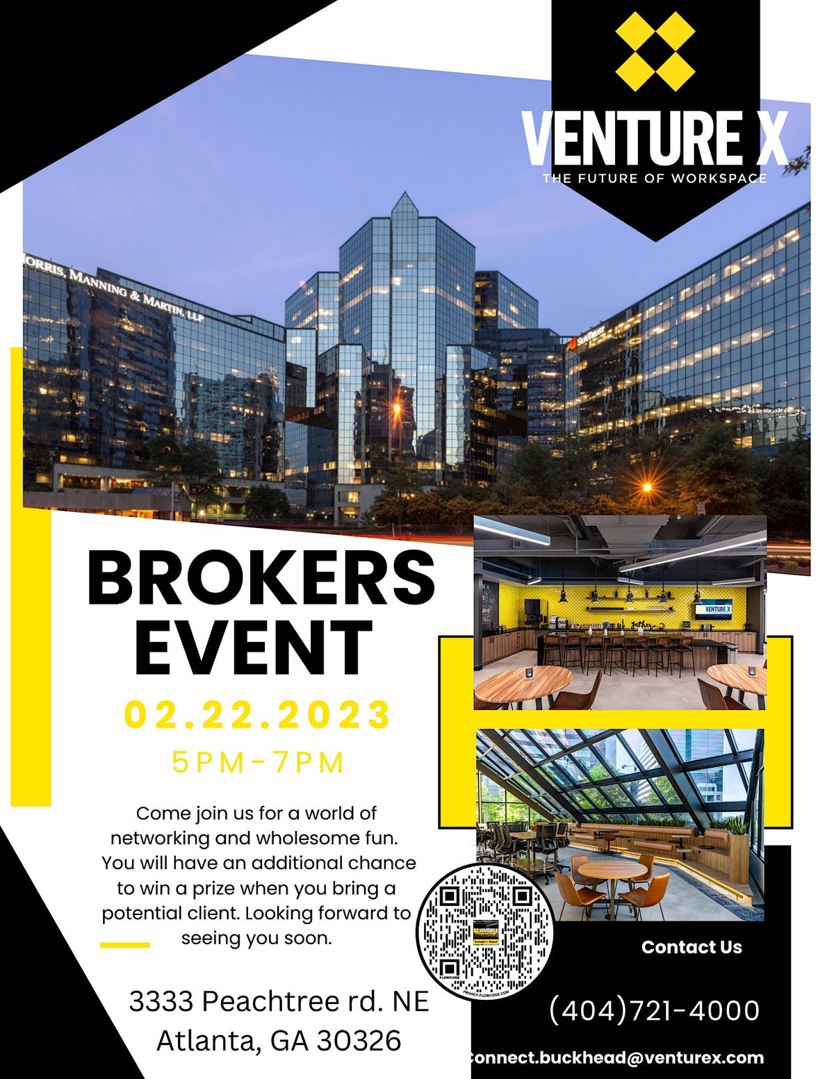 Brokers Event at Venture X Atlanta-Buckhead on 22nd February, 2023