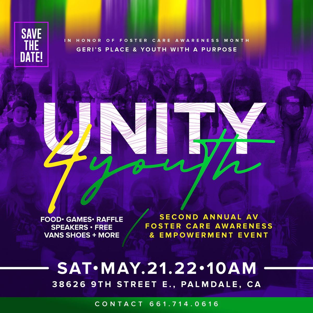 Foster Youth Awareness Month - 2nd Annual AV Unity for Youth Party at ...