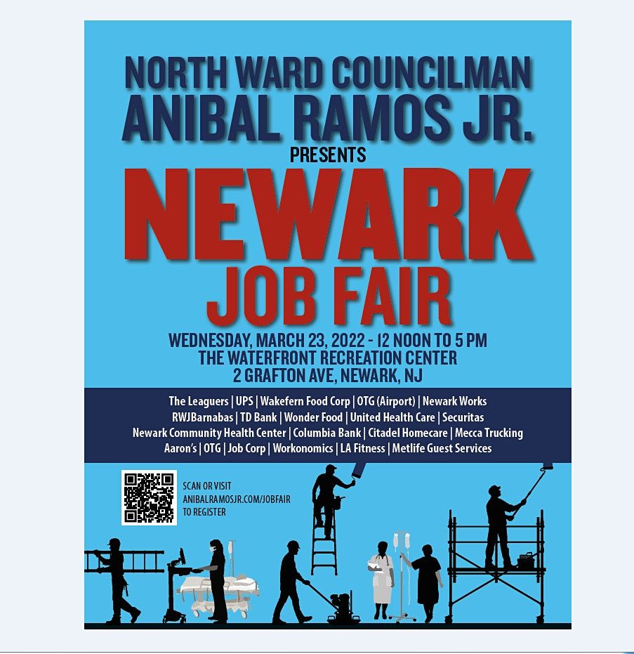 Newark Job Fair | The Waterfront, Newark, NJ | March 23, 2022