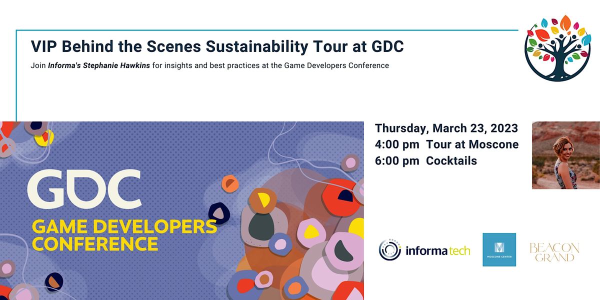 VIP “Behind the Scenes” Sustainability Tour at GDC! | Moscone Center ...