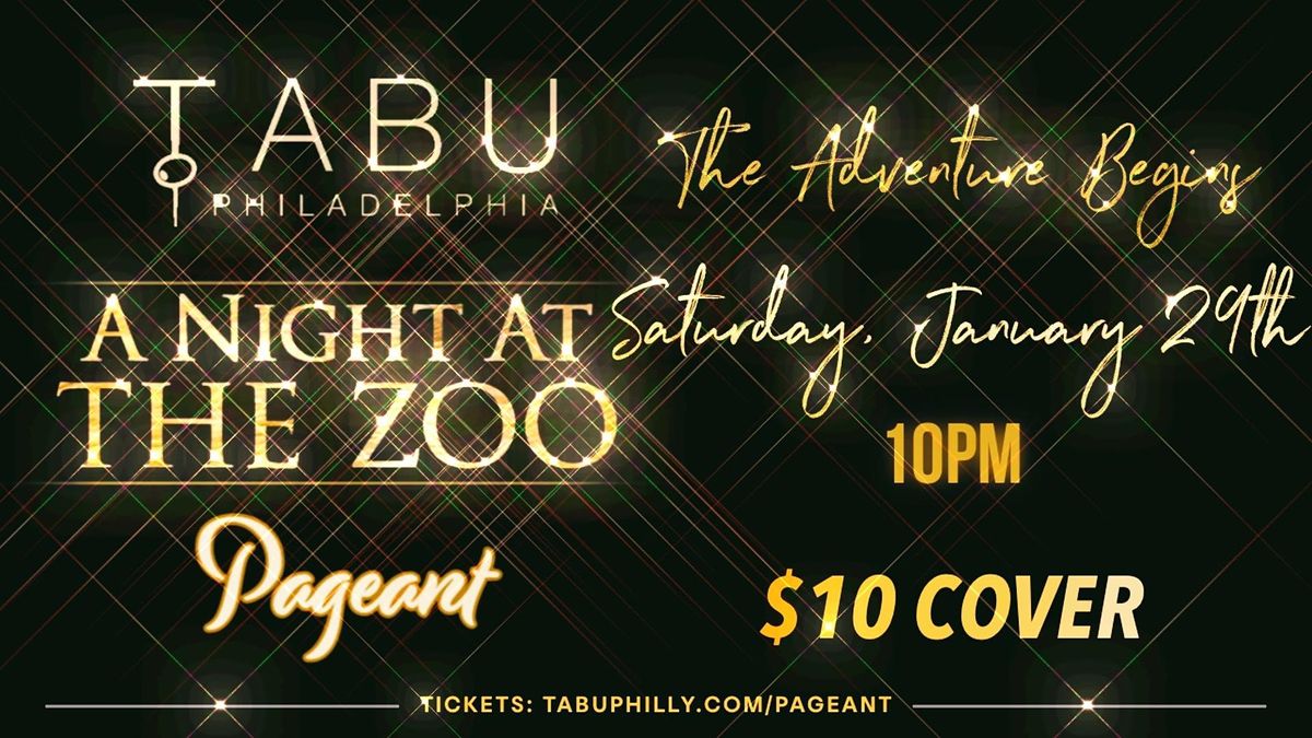 TABU PAGEANT 2022 - A NIGHT AT THE ZOO at Tabu Lounge & Sports Bar ...