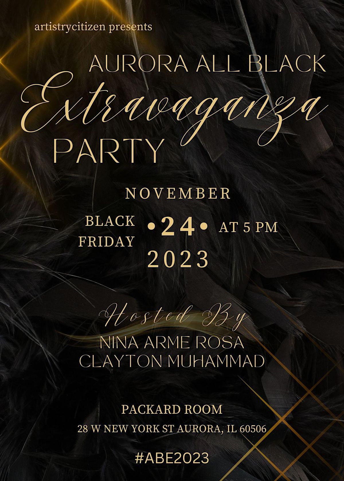 AURORA ALL BLACK EXTRAVAGANZA PARTY 2023 | PACKARD ROOM, Aurora, IL ...