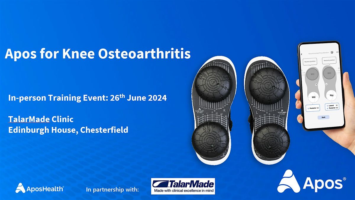 Apos® for Knee Osteoarthritis - Chesterfield - June 26th 2024 at ...