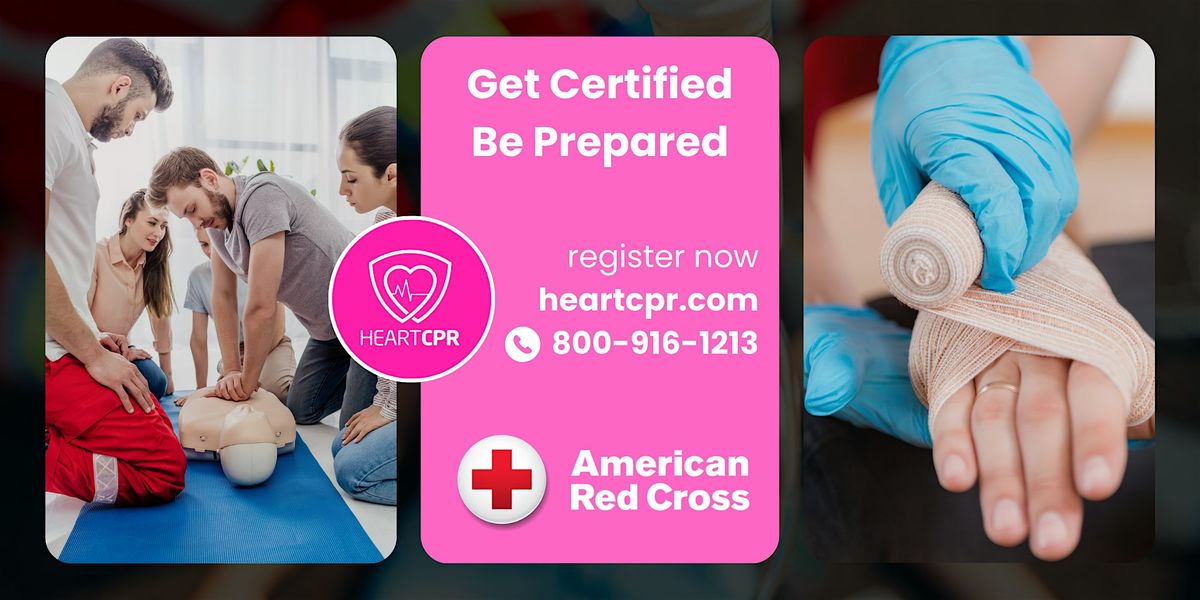 Adult First Aid/CPR/AED Class - Red Cross BL | Laguna Hills, CA at ...