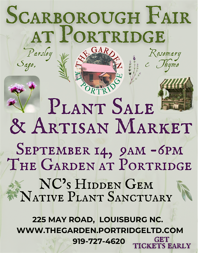 Scarborough Fair at Portridge - plant sale and artisan market at The ...