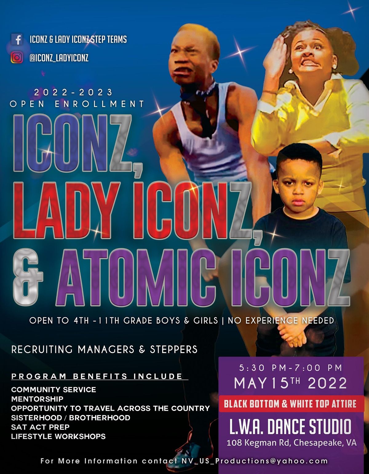 ICONZ Step Teams 2022-2023 Open Enrolment | LWA Dance Studio ...