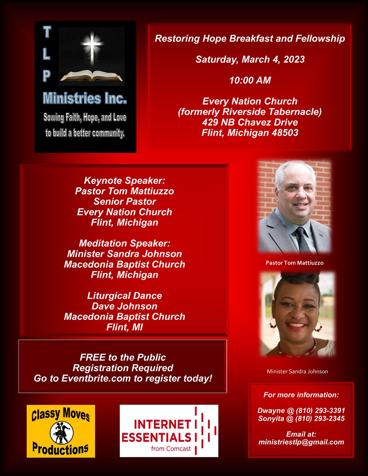 Restoring Hope Breakfast and Fellowship at Riverside Tabernacle ...