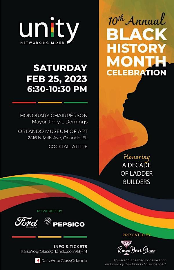 10th Annual UNITY Black History Month | Celebration of “Ladder Builders ...