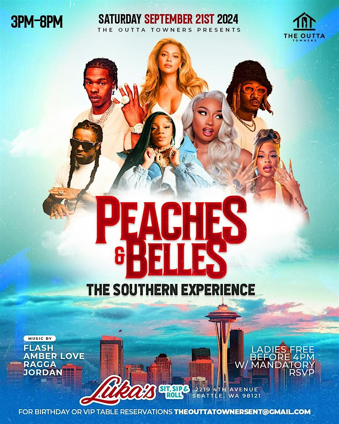 Peaches and Belles - The Southern Experience at Luka's Sit, Sip & Roll ...