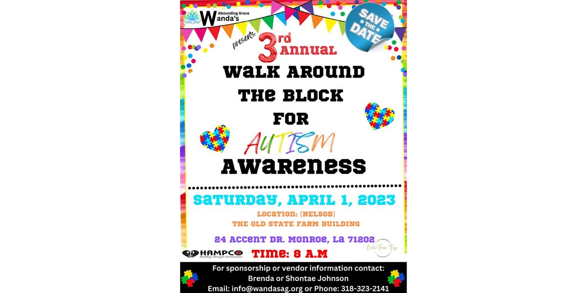 3rd Annual Walk Around the Block for Autism Awareness at Northeast LA ...