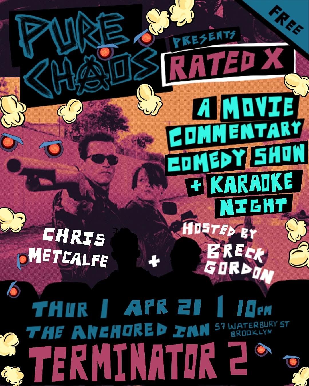 Pure Chaos Movie Commentary Comedy Show + Karaoke Night at The Anchored ...