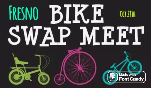 Fresno Bicycle Swap at Fresno Flea Market on 28th October, 2023