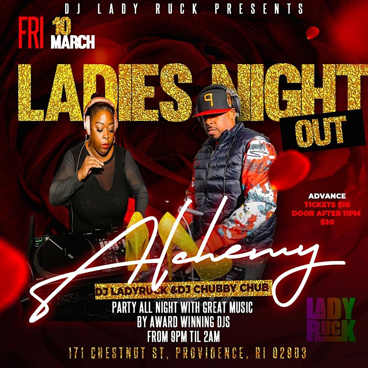 Ladies night out (2nd Fridays ) | Alchemy, Providence, RI | March 10 to ...