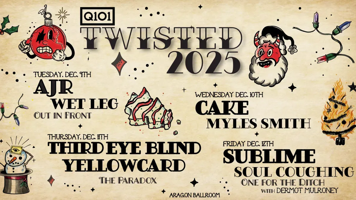 2025 Q101 Twisted Xmas - Sublime at Byline Bank Aragon Ballroom at ...