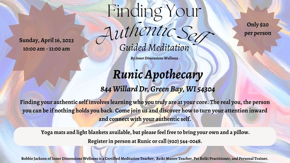 Authentic Self - Guided Meditation with Inner Dimensions Wellness, LLC ...